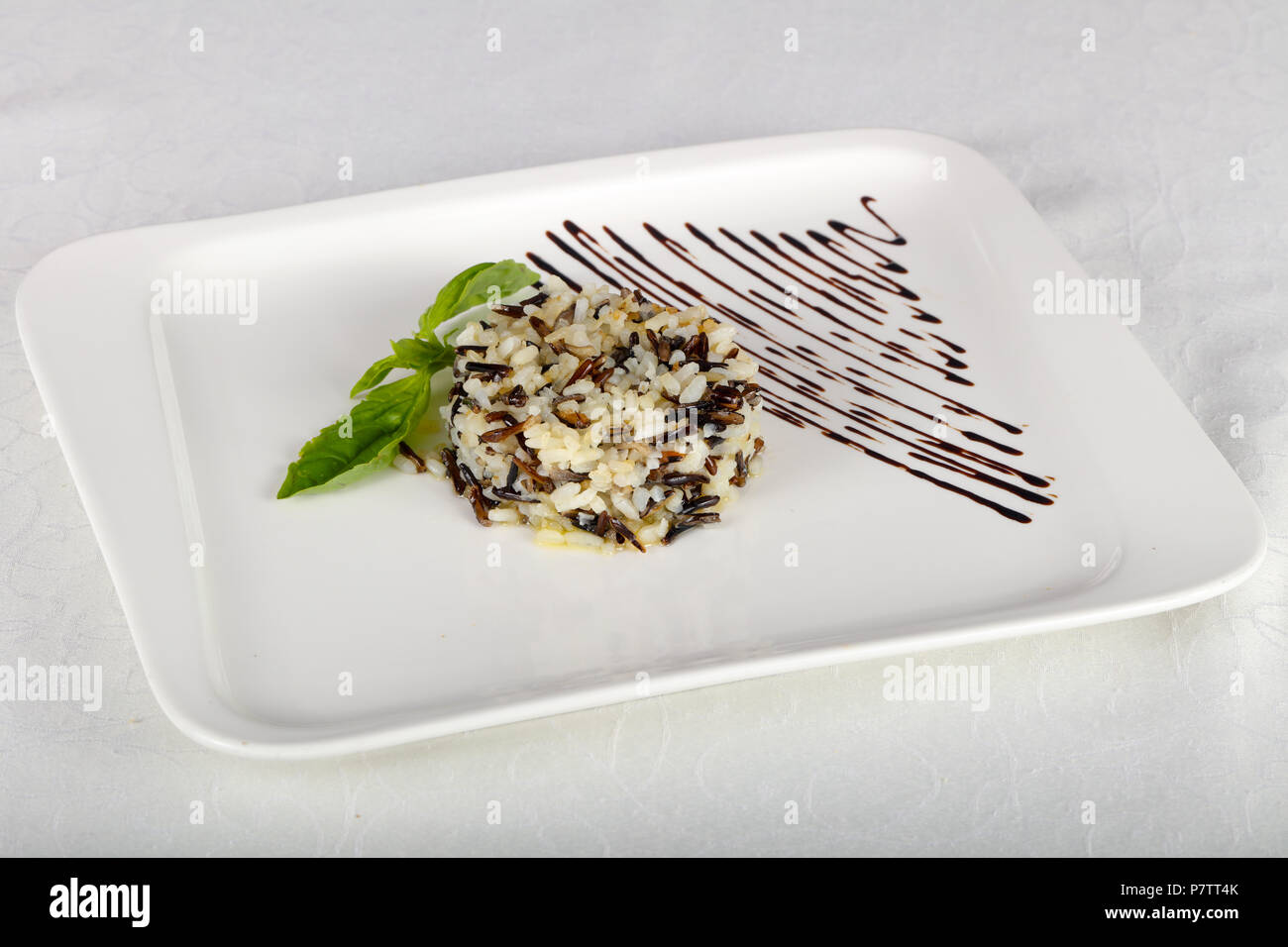 Steamed wild rice mix Stock Photo - Alamy