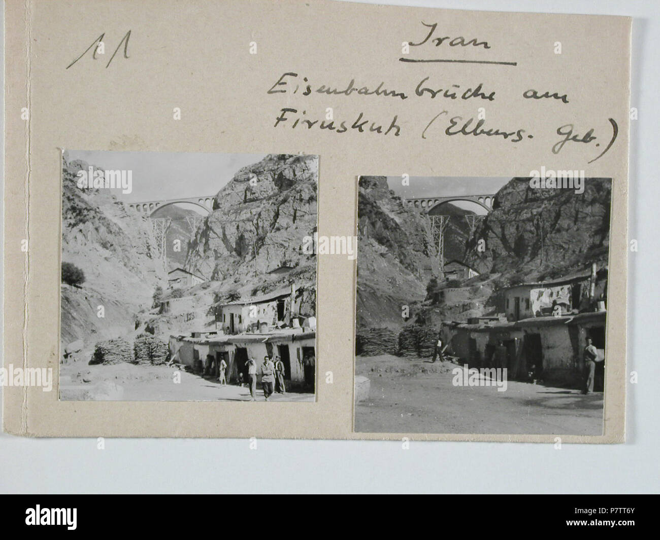Iran, Firuzkuh (Firuz Kuh, Firouzkouh): Landschaft; Karteikarte: Eine ...