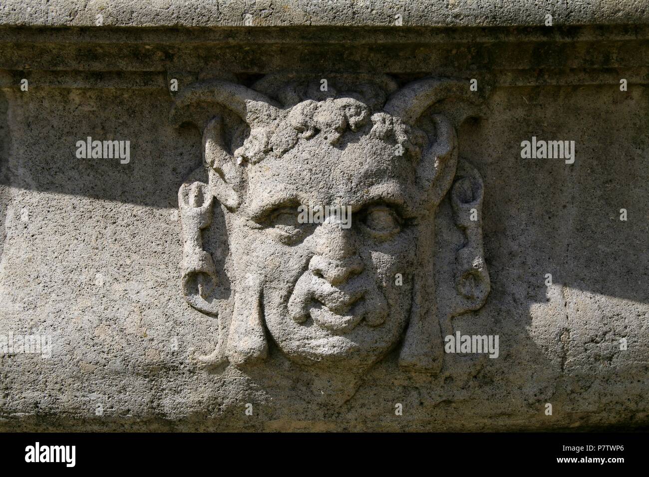 Medieval face to ward off evil in Europe Stock Photo - Alamy