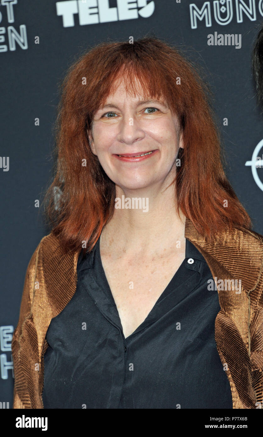 Munich, Germany. 07th July, 2018. American actress Amanda Plummer arrives at the Munich Film ...