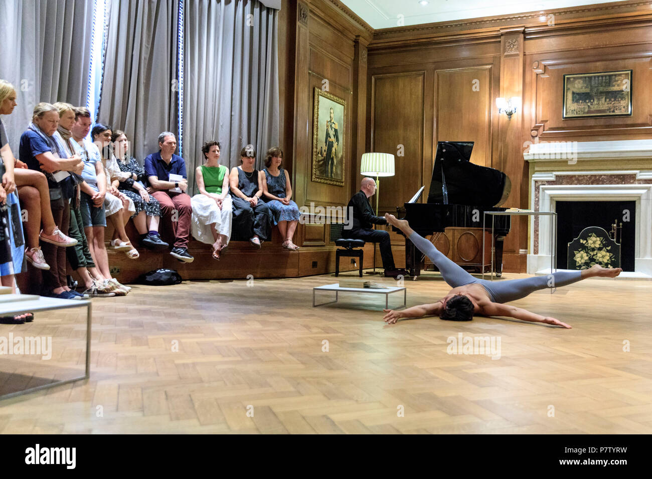 London, 7th July 2018. Artist Jane Bustin's 'The Nijinsky Project ...
