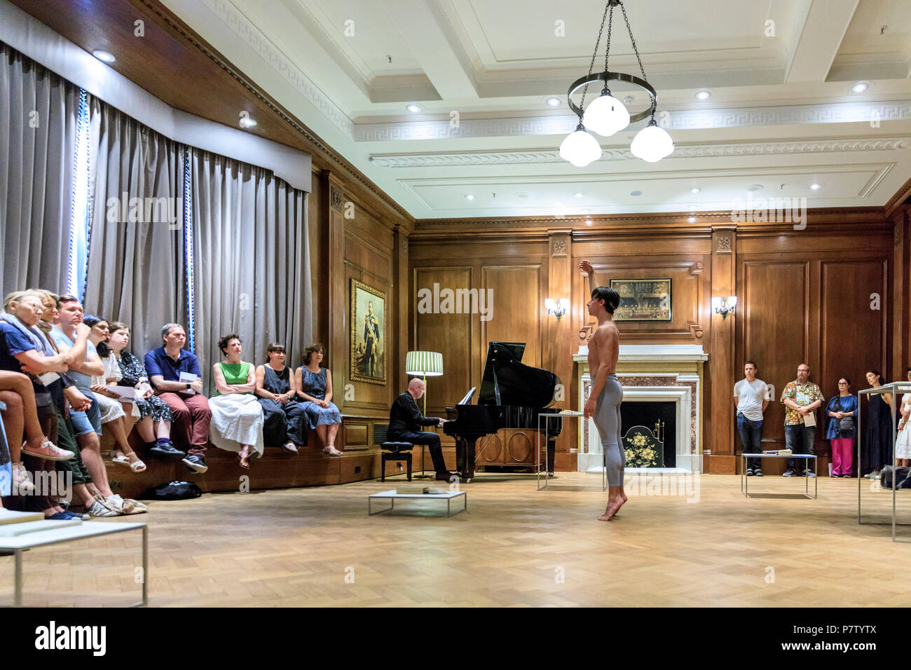 London, 7th July 2018. Artist Jane Bustin's 'The Nijinsky Project ...
