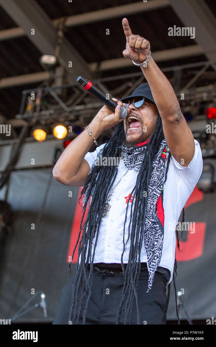 Milwaukee, Wisconsin, USA. 7th July, 2018. MAXI PRIEST (MAX ELLIOTT ...