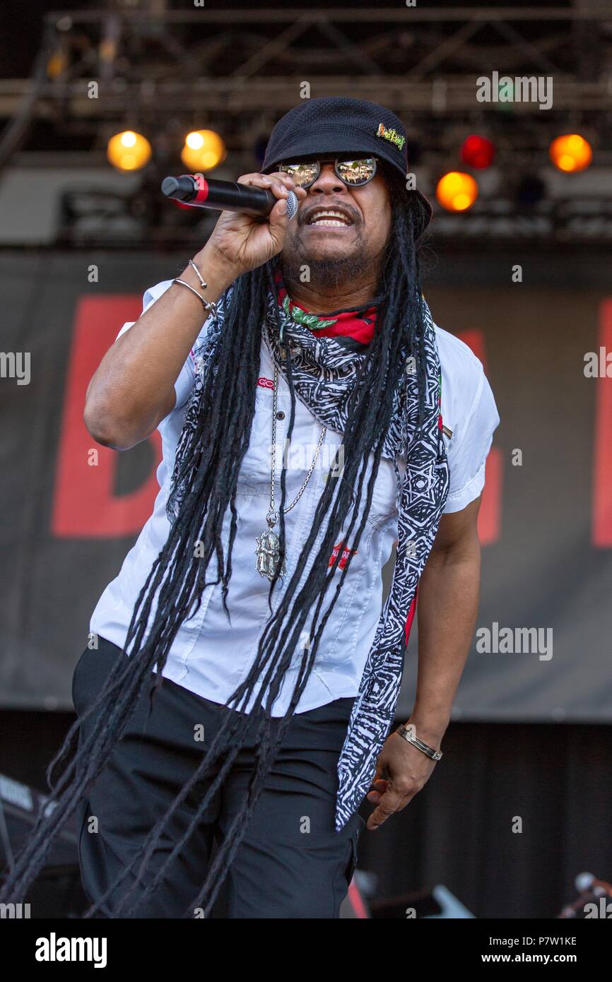 Milwaukee, Wisconsin, USA. 7th July, 2018. MAXI PRIEST (MAX ELLIOTT ...