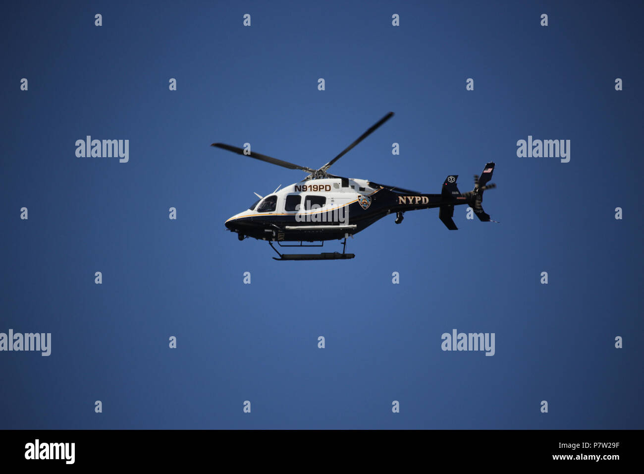 Nypd Helicopter At Night New York Police Helicopter Stock Photos