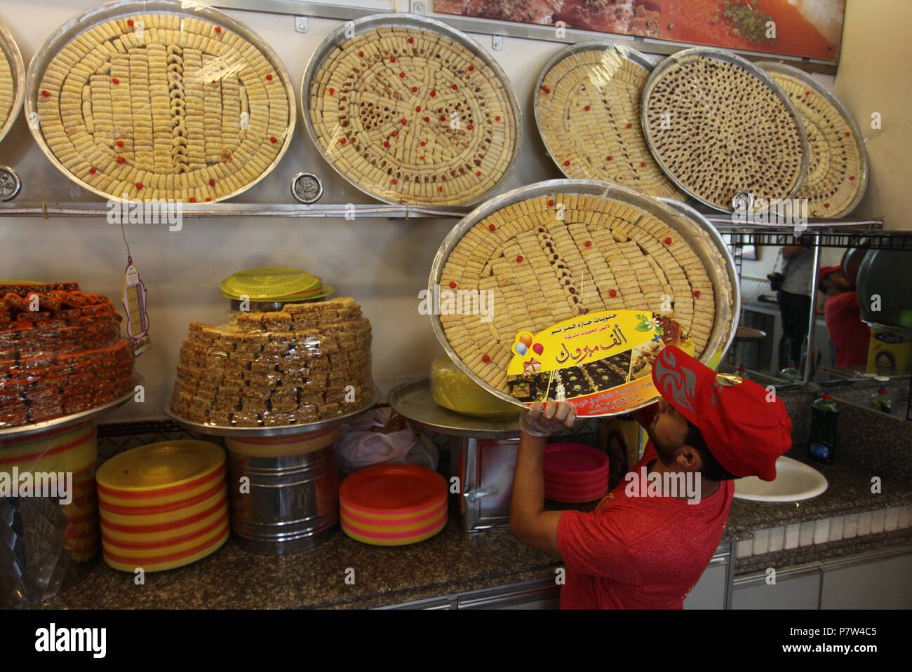 Gaza City, Gaza Strip, Palestinian Territory. 8th July, 2018. A ...