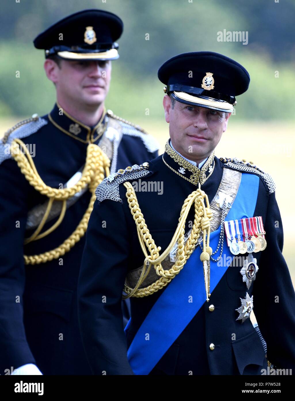 Dorset, UK. 8 July 2018. HRH Prince Edward, The Earl of Wessex ...