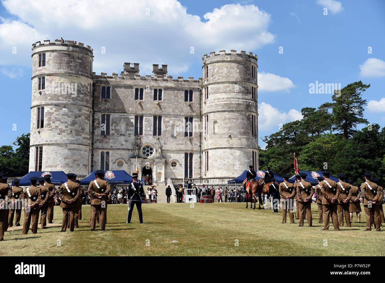 Dorset, UK. 8 July 2018. HRH Prince Edward, The Earl of Wessex ...