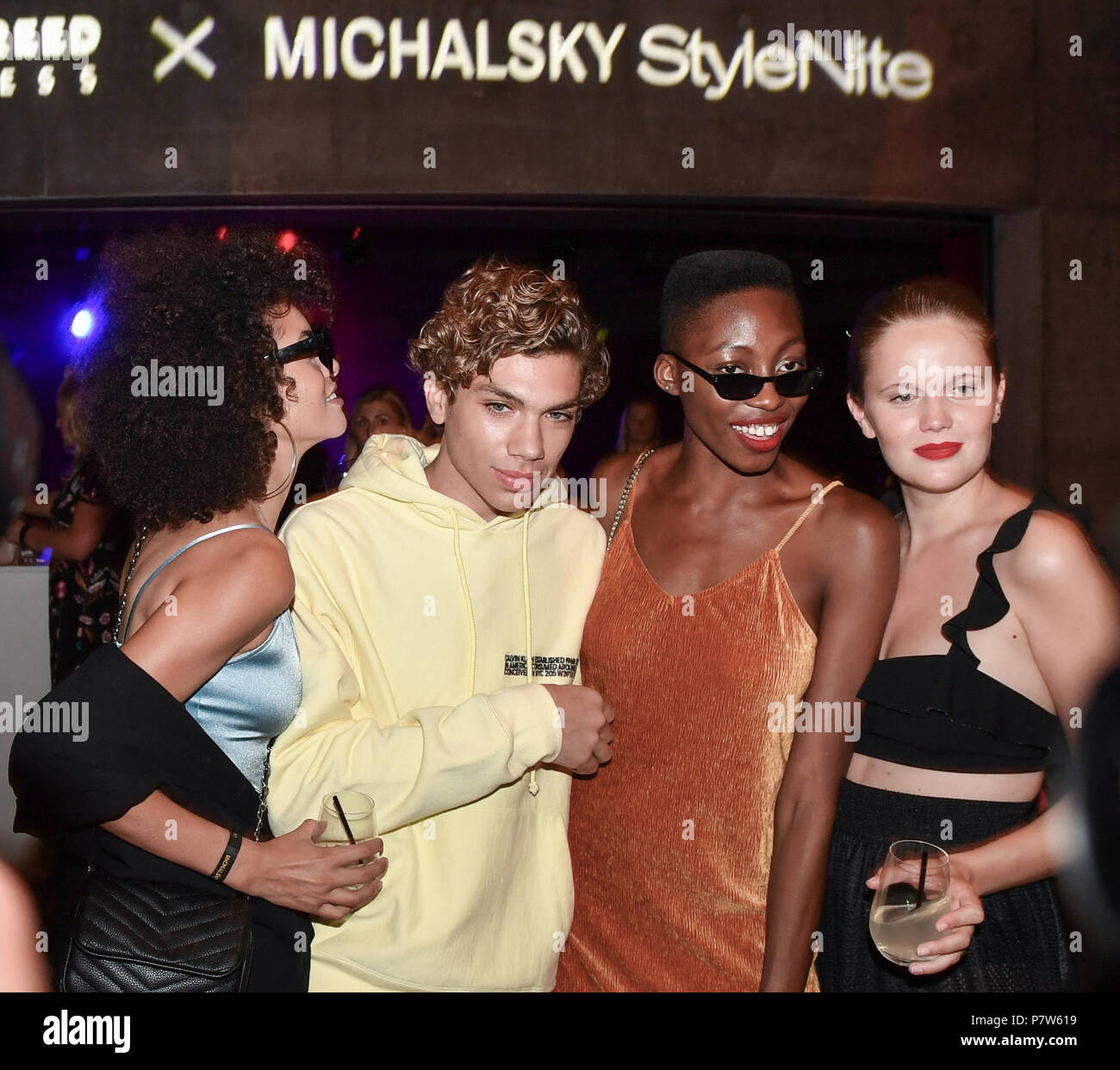 Germany, Berlin. 6th July, 2018. Elias Becker, son of Boris Becker is ...