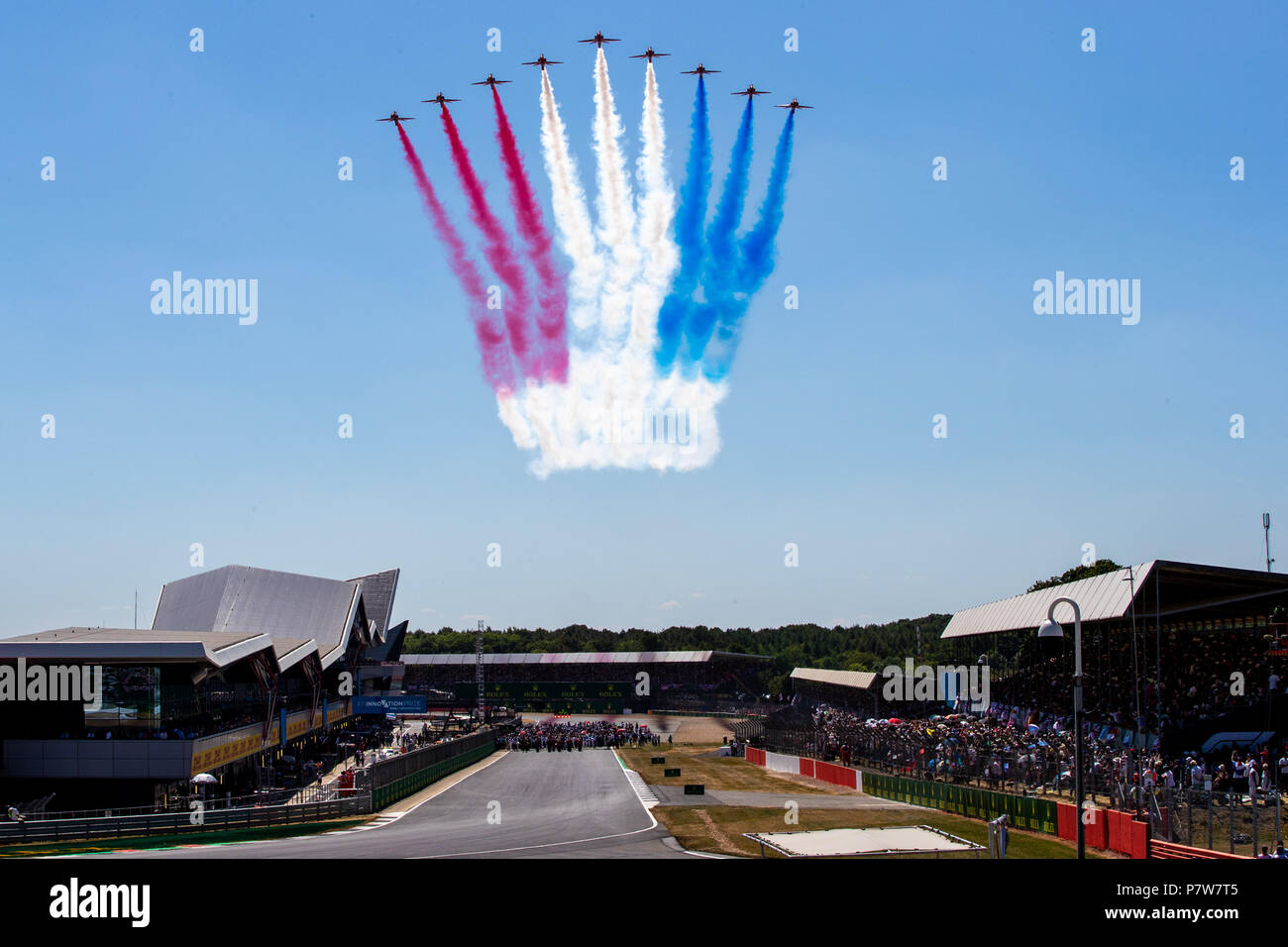 Silverstone Circuit, Silverstone, UK. 8th July, 2018. British Formula ...
