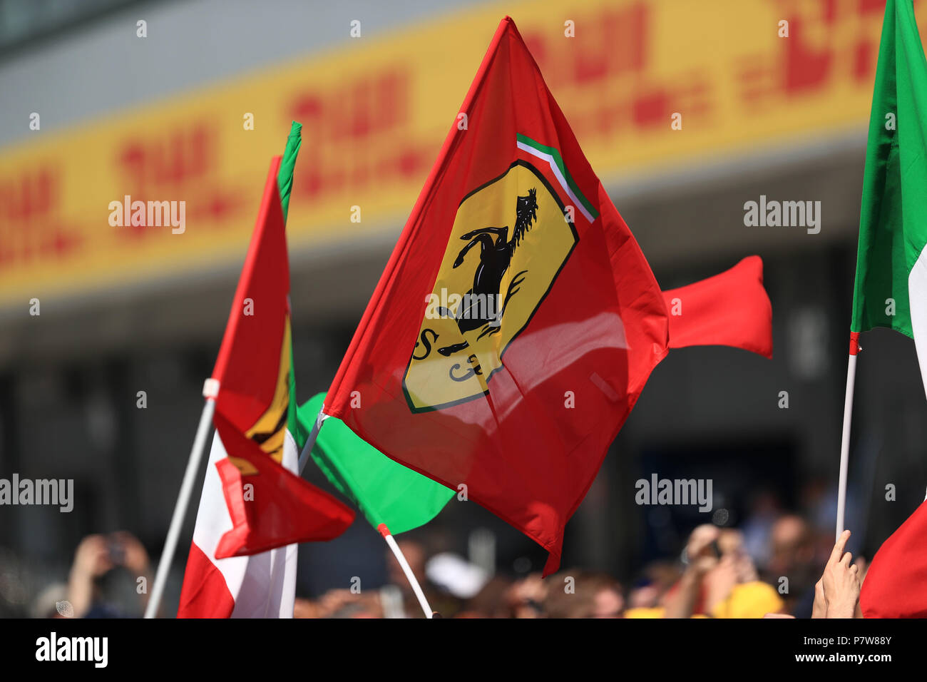 Ferrari flags hi-res stock photography and images - Alamy