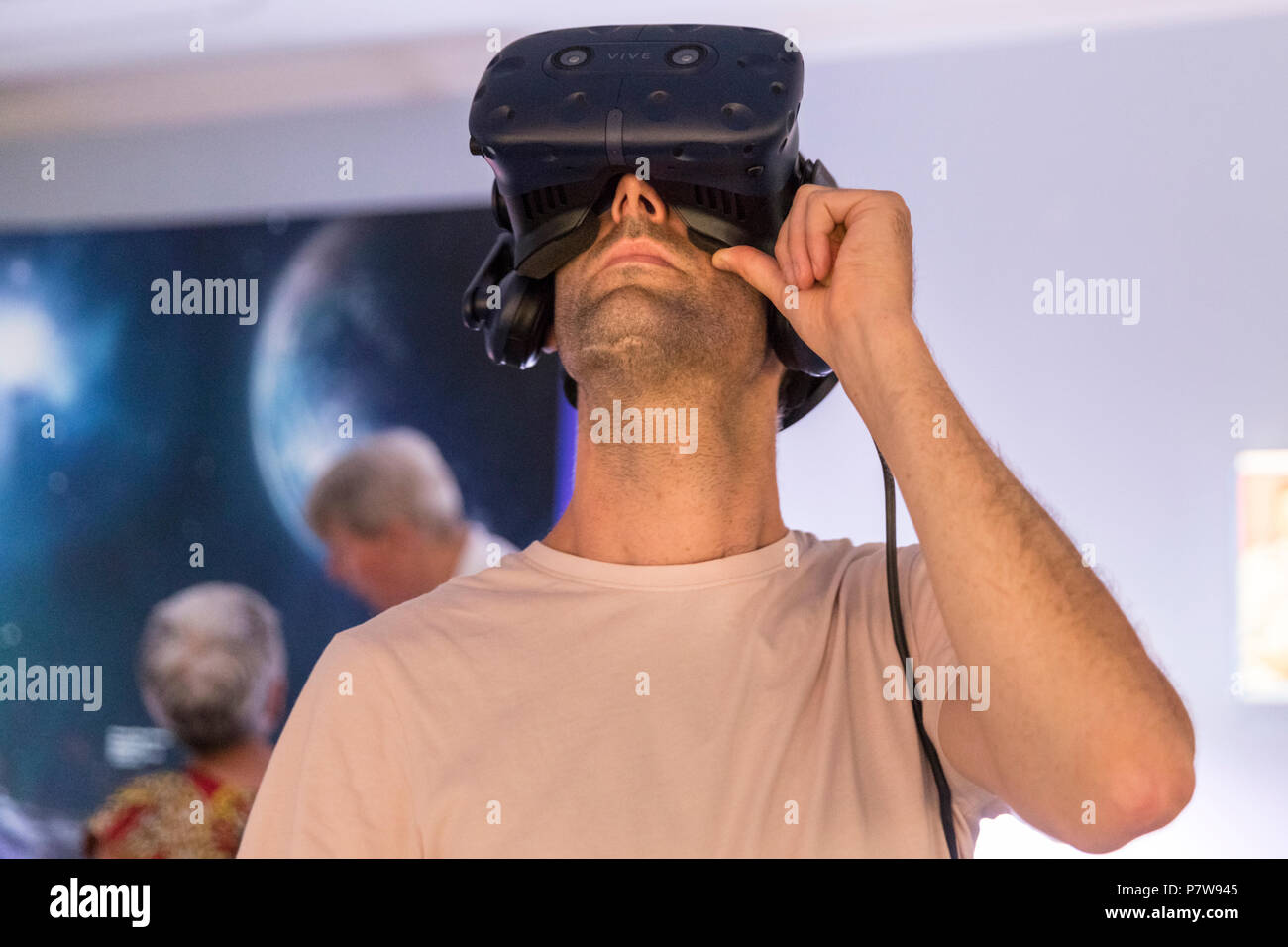 Space walk simulation hi-res stock photography and images - Alamy