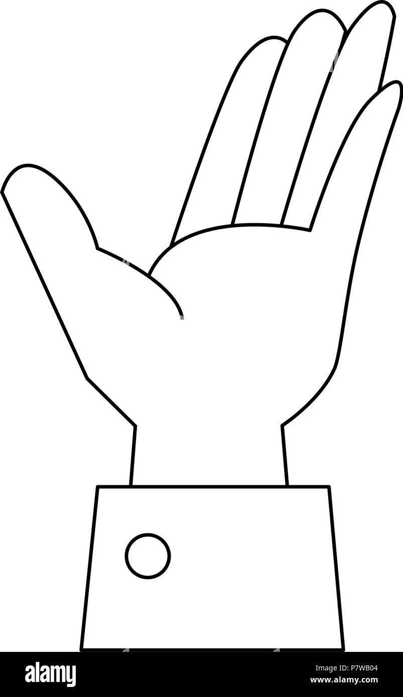 hand human receiving icon Stock Vector Image & Art - Alamy