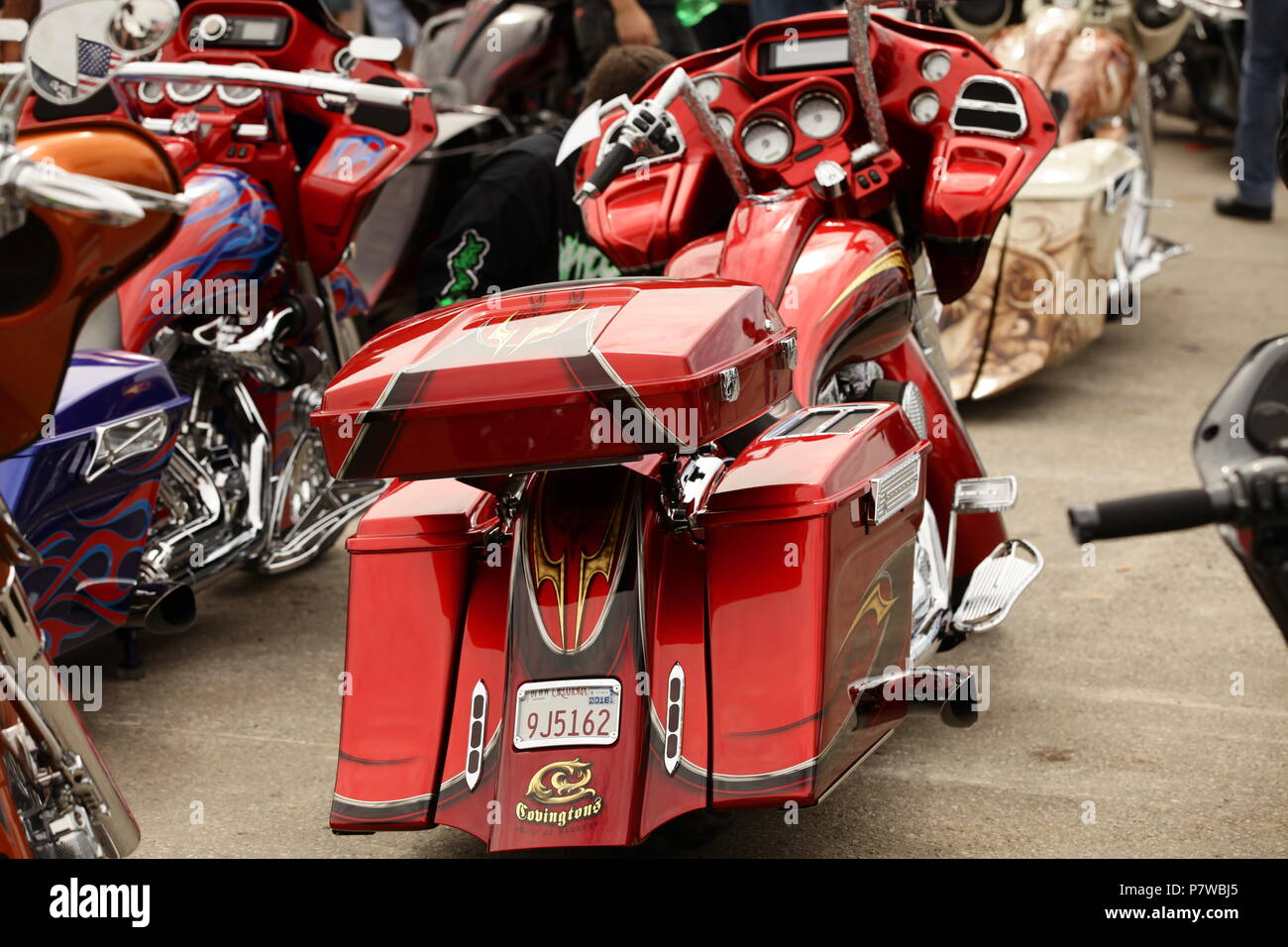 Sturgis bike week Souht dakato Motorcycles 75 Stock Photo - Alamy