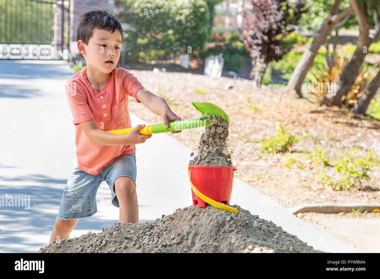 Multiethnic kids playing outside hi-res stock photography and images ...