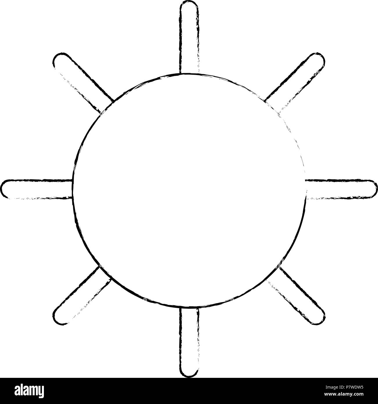 summer sun isolated icon Stock Vector Image & Art - Alamy