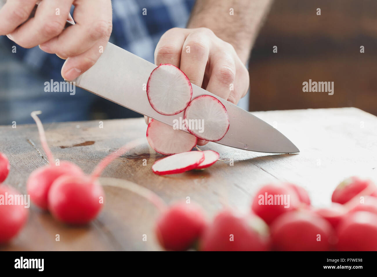 Raw chopped cut hands hi-res stock photography and images - Alamy