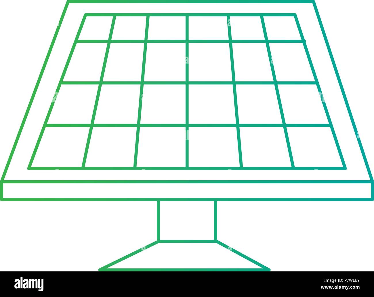 Solar panel detail Stock Vector Images - Alamy