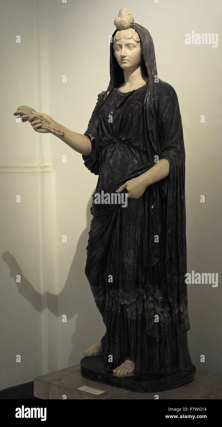 Fortuna-Iside restored as the younger Faustina in the clothes of Ceres ...