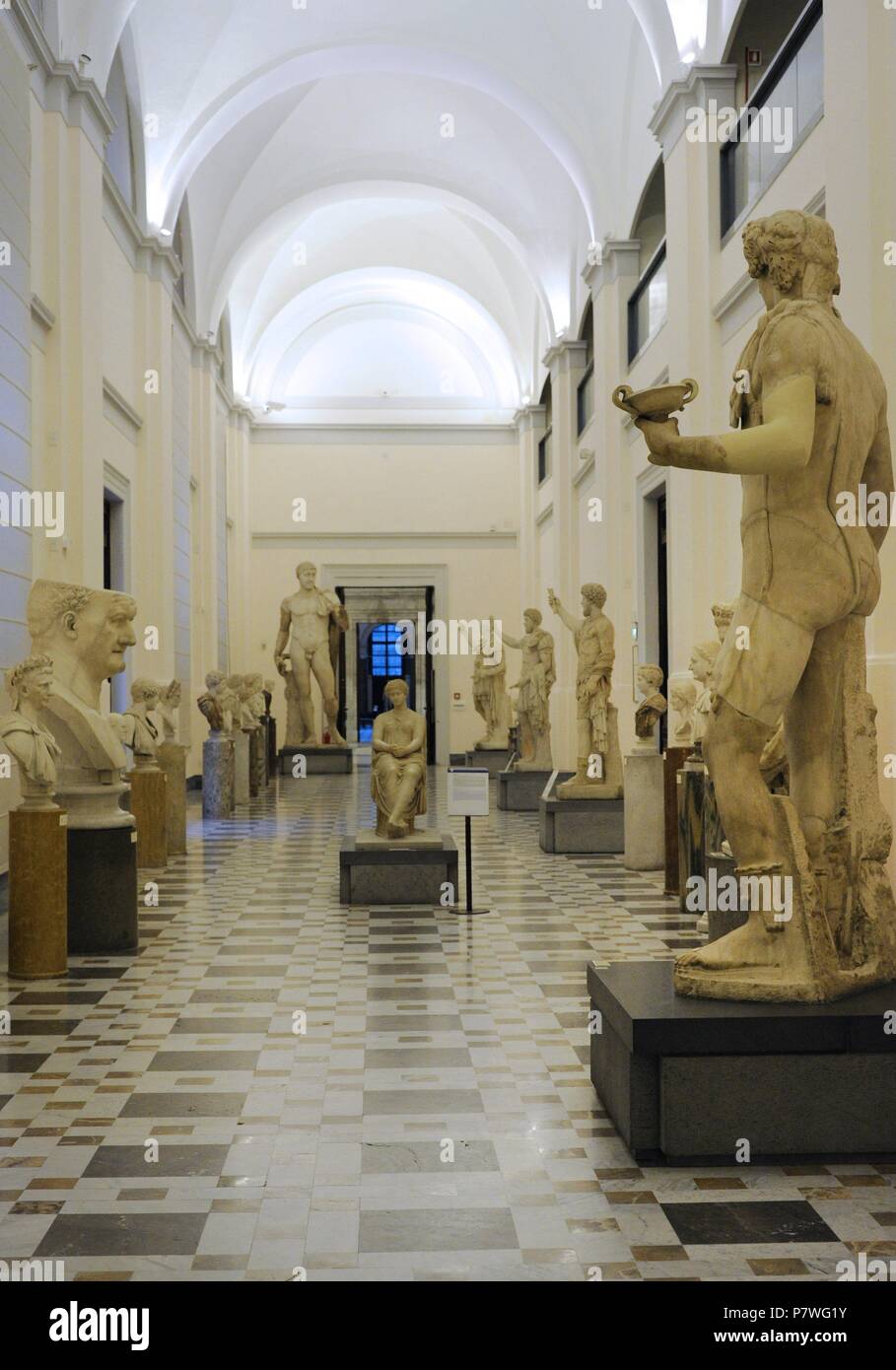 Farnese collection. National Archaeological Museum, Naples. Italy Stock ...