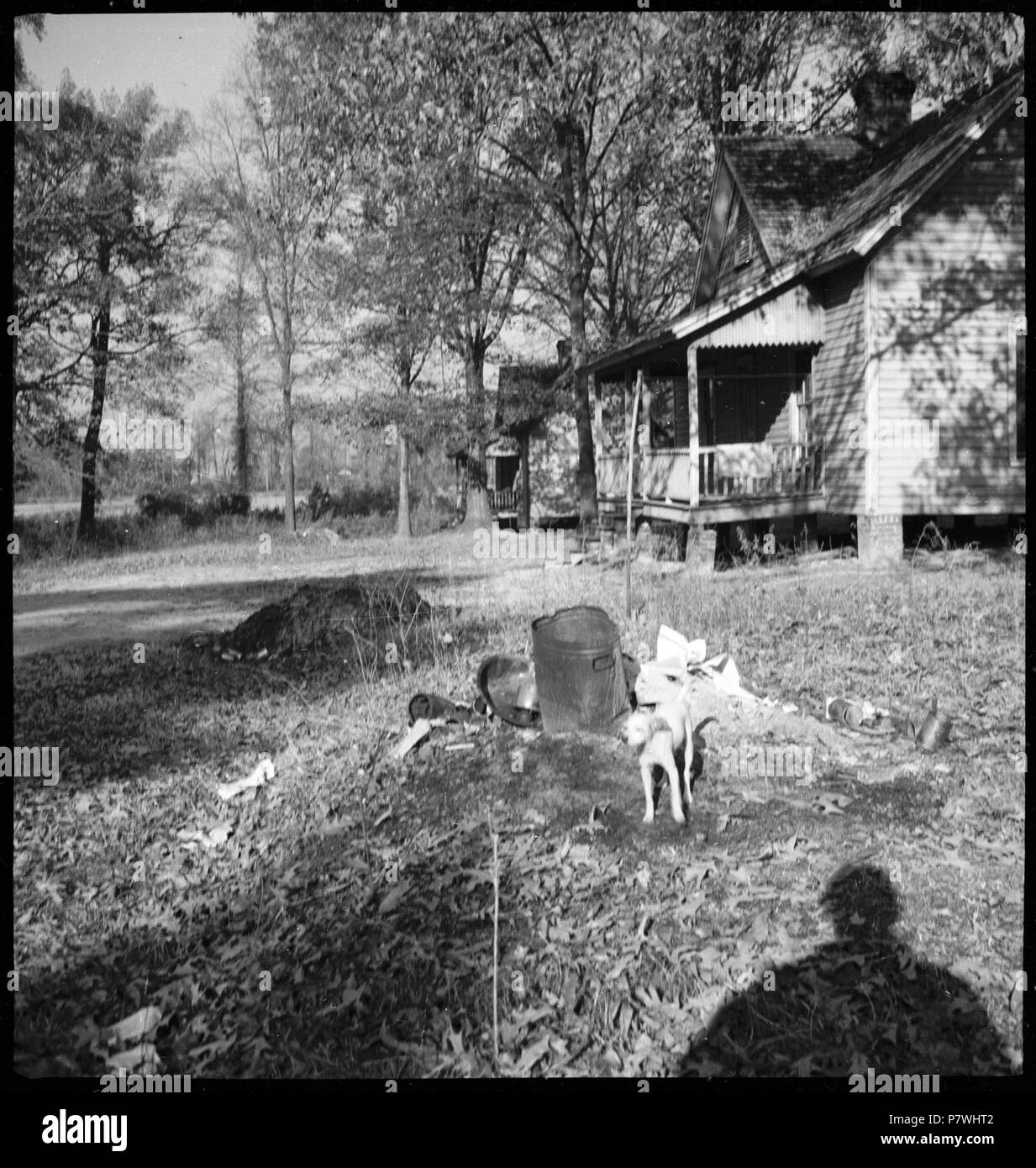 The great depression 1930s farmhouse Black and White Stock Photos ...