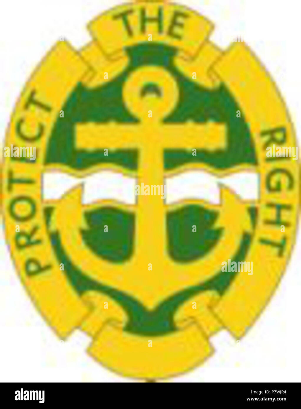 43rd Military Police Brigade DUI Stock Photo - Alamy