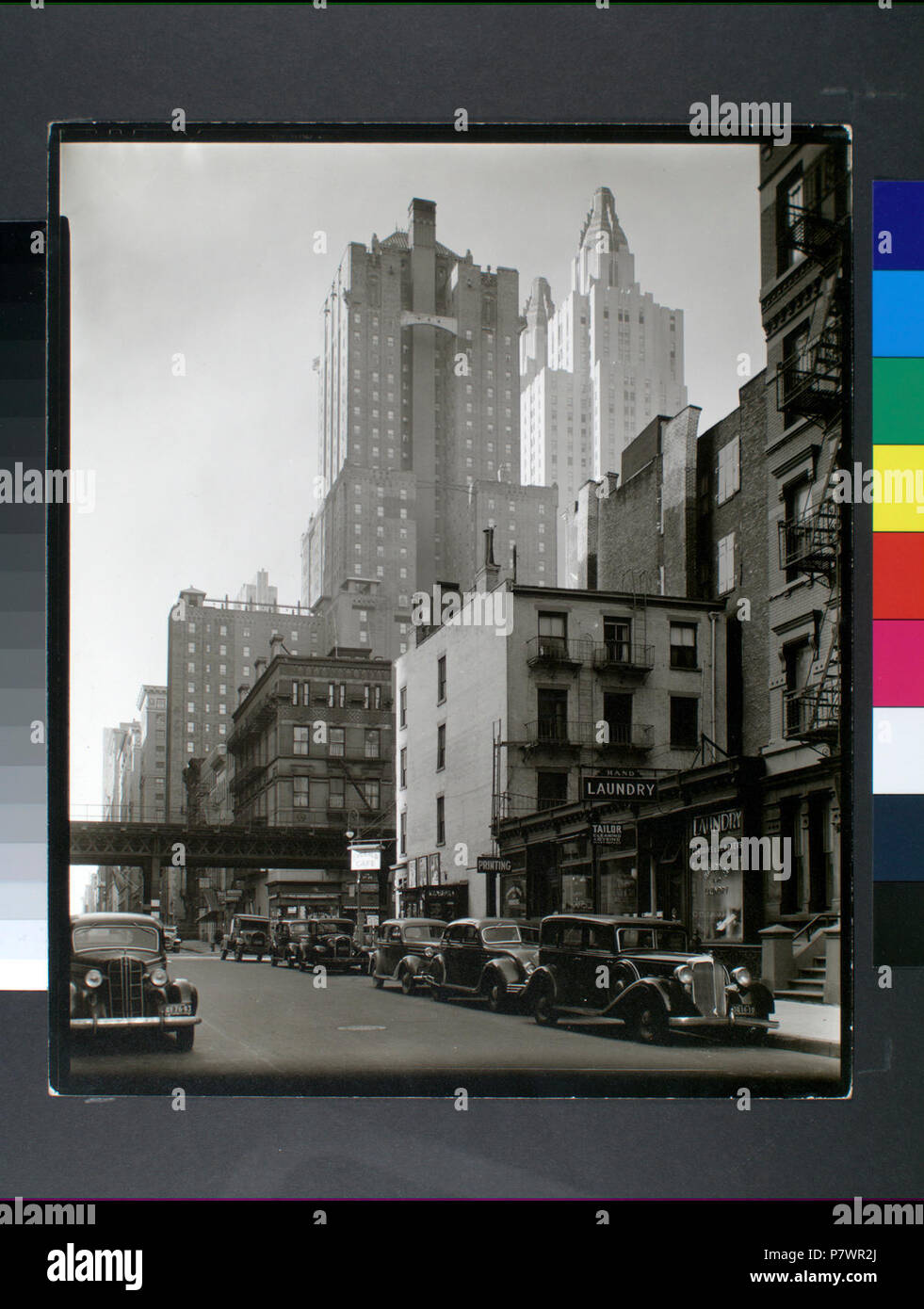 48th Street, looking Northwest from a point between Second and Third ...