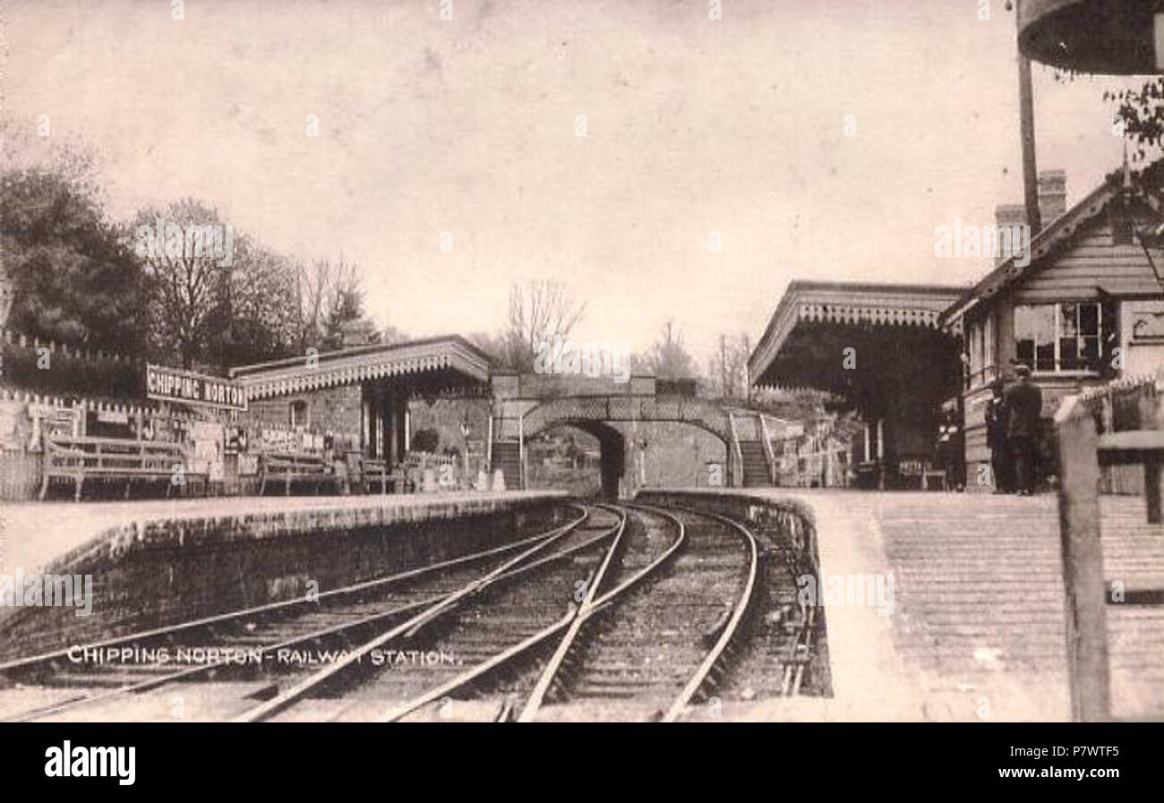 Chipping Norton Railway Station, Oxon . Early 1900s 90 Chipping Norton ...