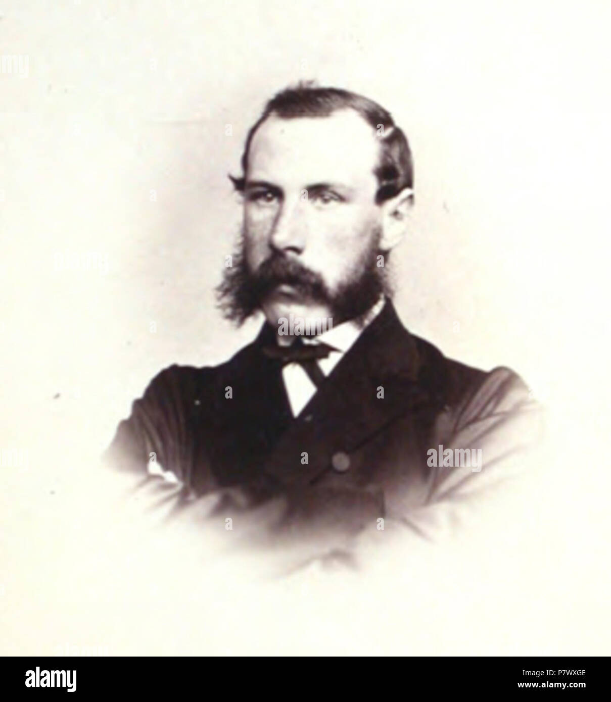 David Sharp in 1869 from a Carte de visite in archives of the ...