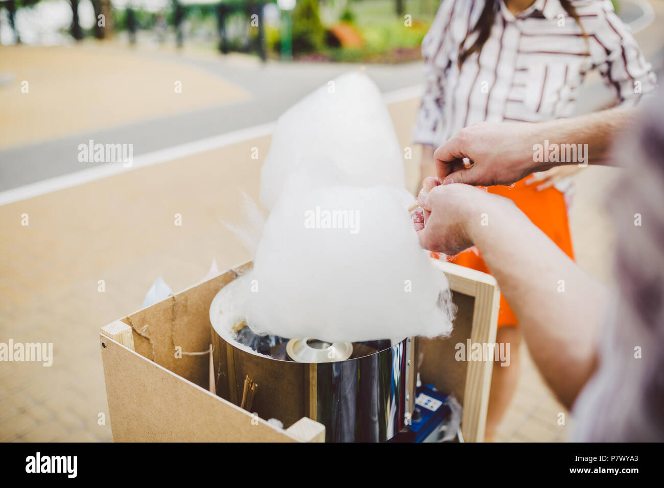 Hands up for the cotton candy hi-res stock photography and images - Alamy