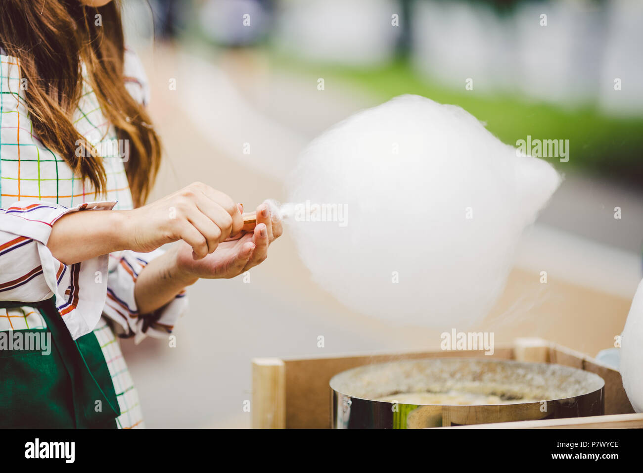 Hands up for the cotton candy hi-res stock photography and images - Alamy