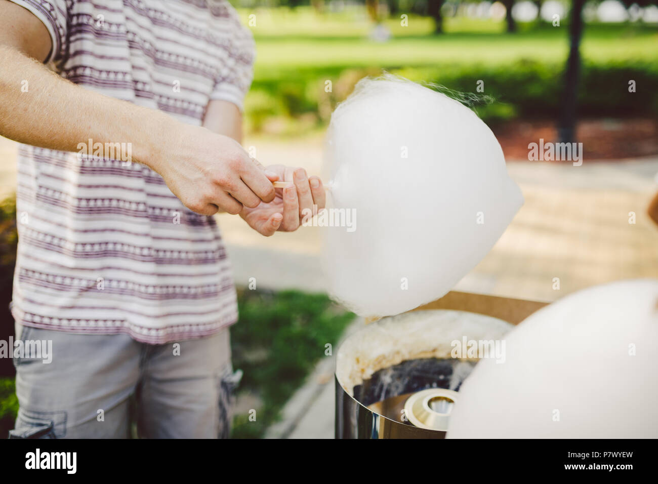 Hands up for the cotton candy hi-res stock photography and images - Alamy