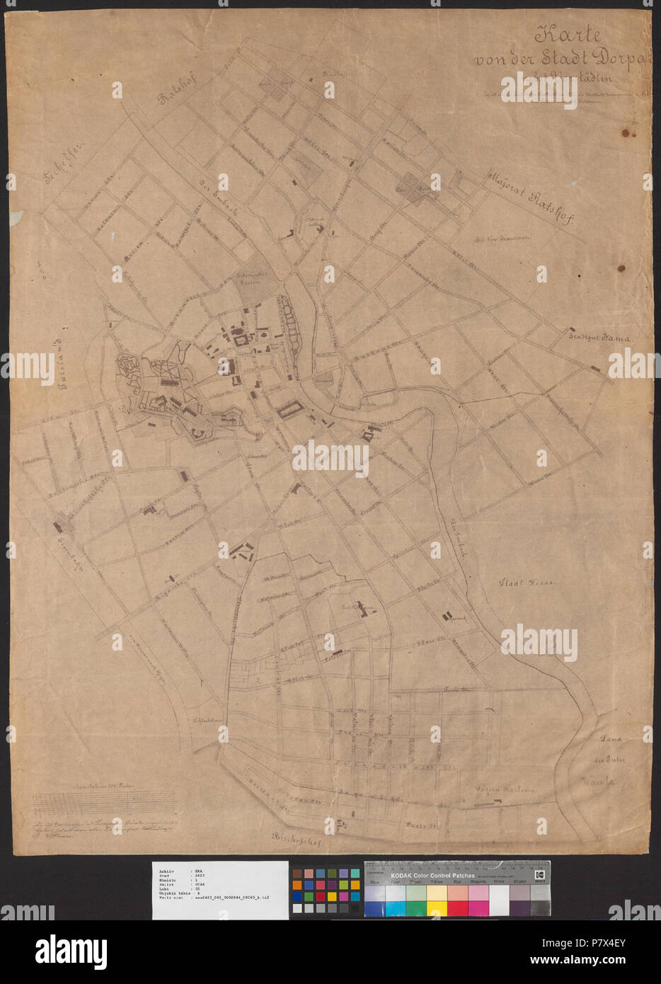 Dorpat map hi-res stock photography and images - Alamy