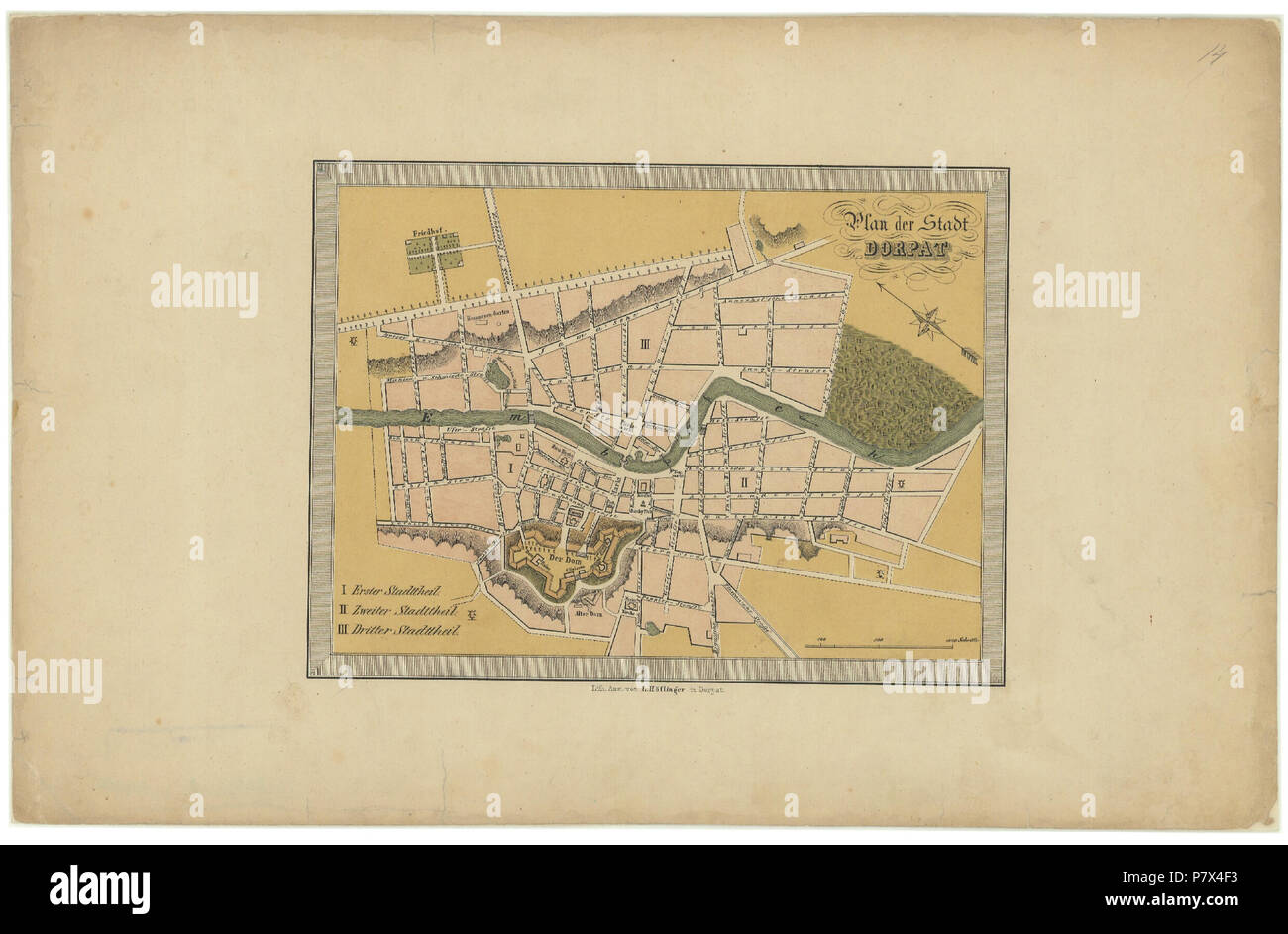 Dorpat map hi-res stock photography and images - Alamy