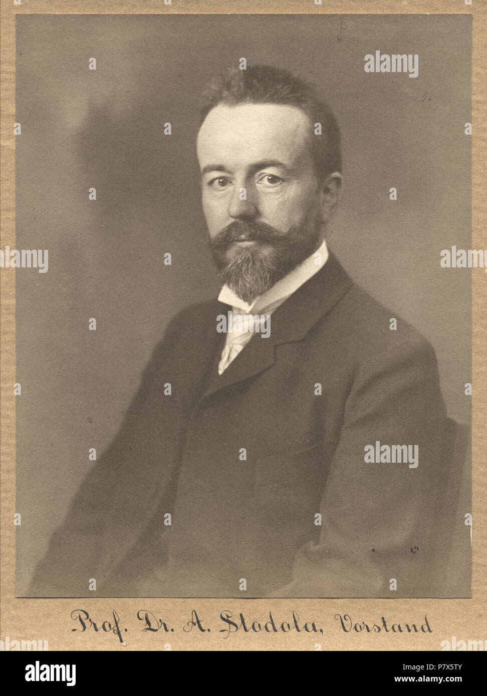 Beschriftung: Prof. Dr. A. Stodola, Vorstand 150 ETH-BIB-Stodola, Aurel ...
