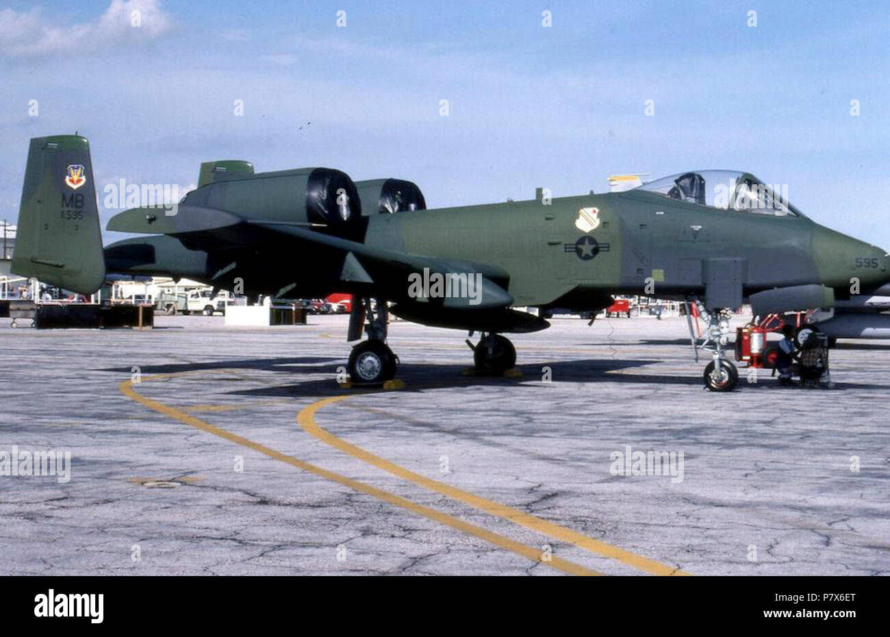 356th Tactical Fighter Squadron A-10 Thunderbolt II 78-0595 Stock Photo ...
