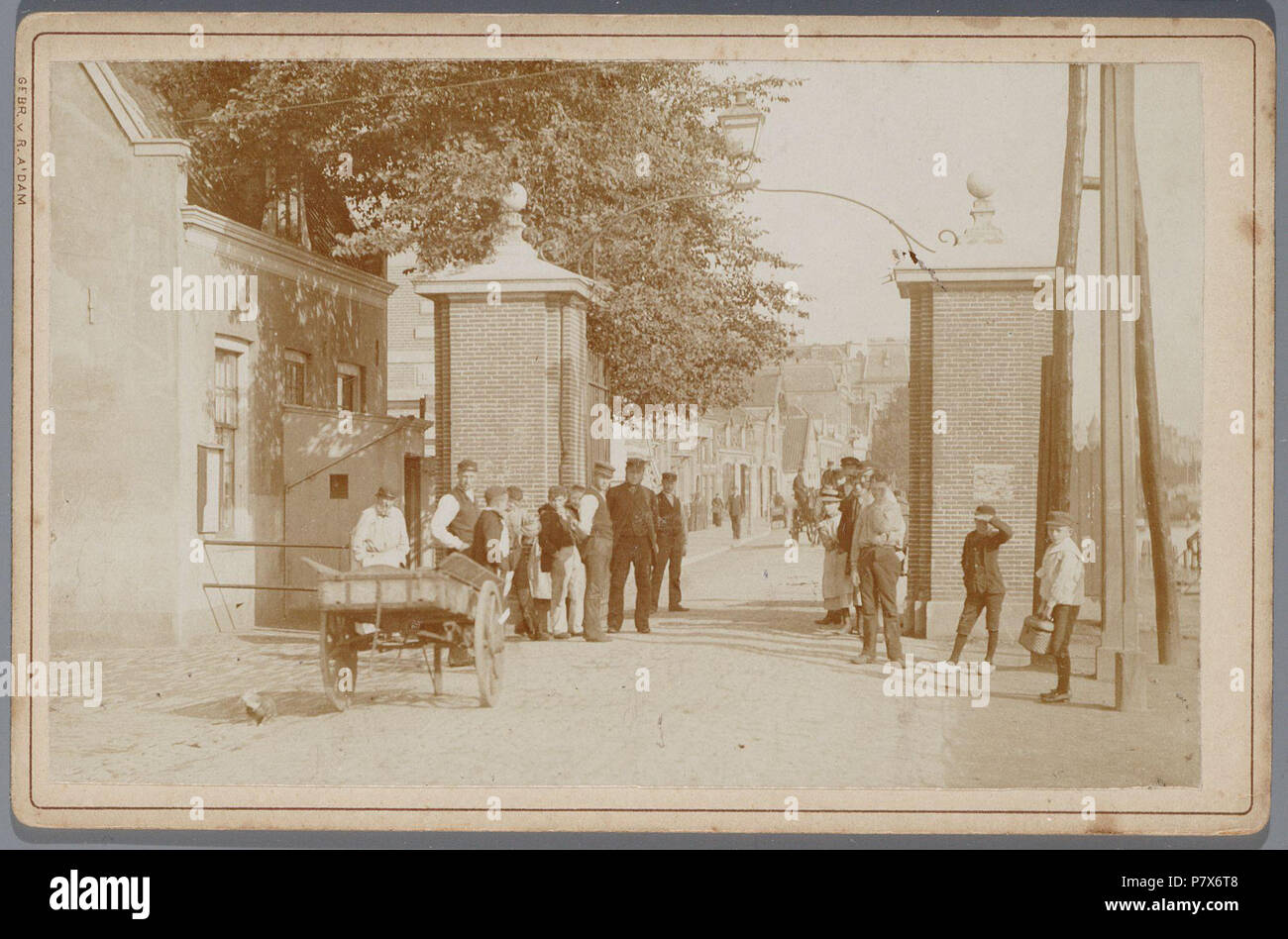 Nederlands: Beschrijving Het voormalige Tolhek aan de Amsteldijk, ter ...