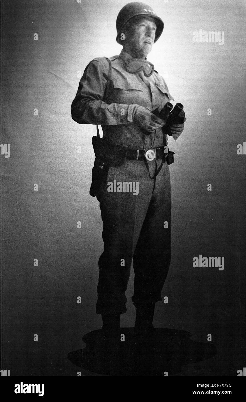 General george s patton 1943 hi-res stock photography and images - Alamy