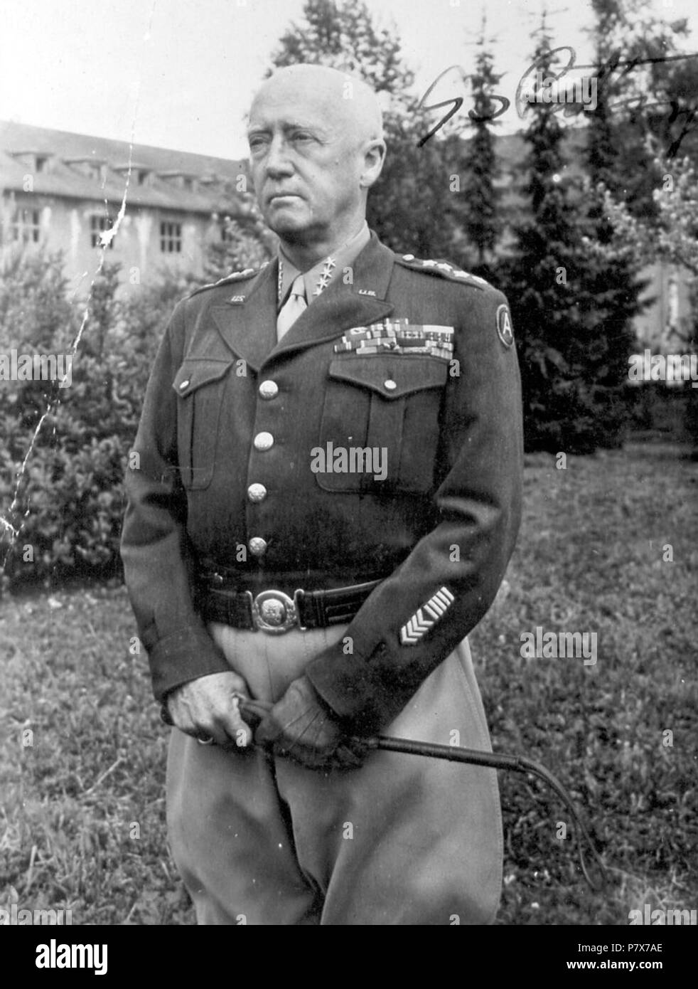 English: George S. Patton . 1945 171 George S. Patton Stock Photo - Alamy