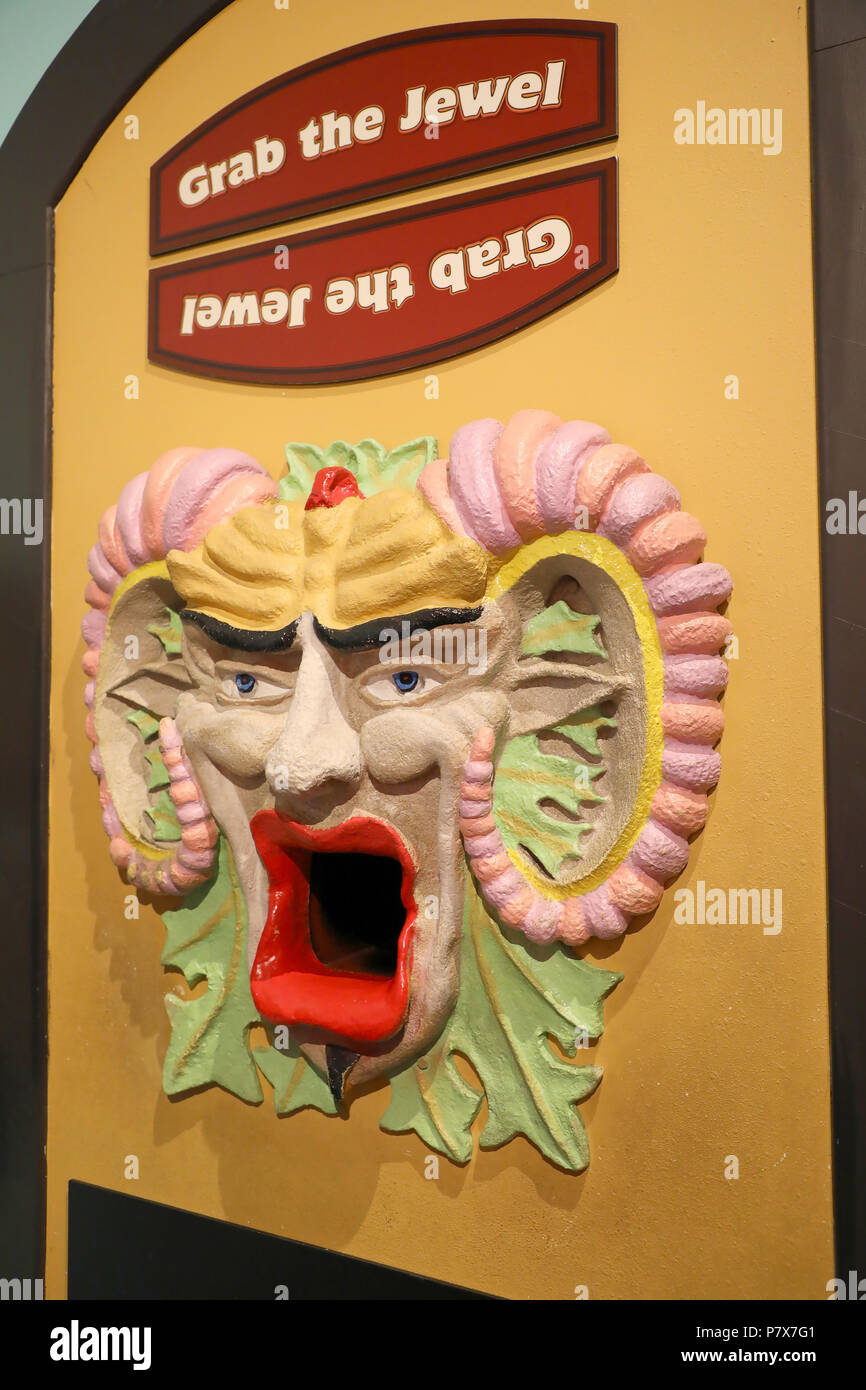 Grab the Jewel Scary Mask Stock Photo - Alamy