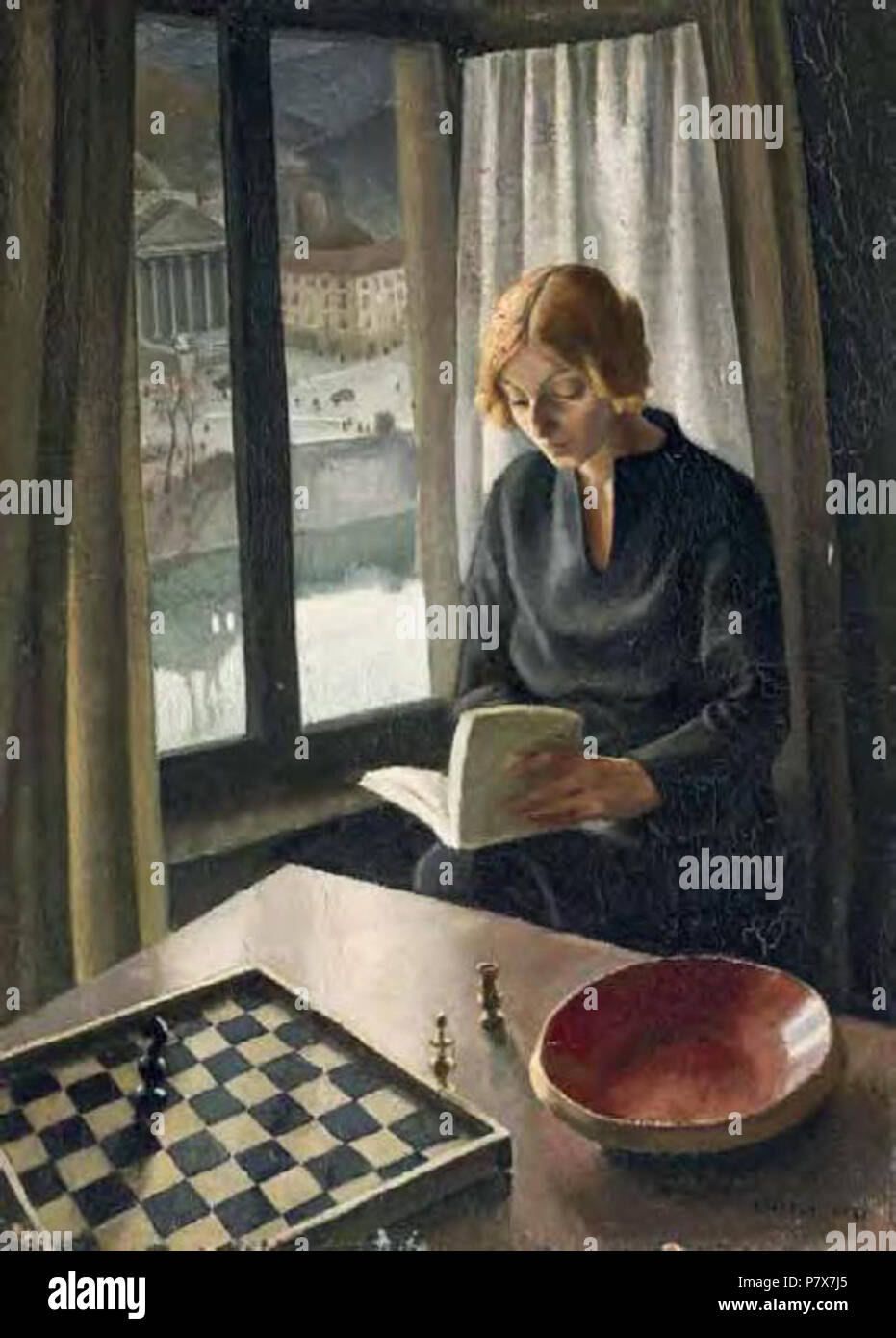 Gigi Chessa, Interno . 1921 172 Gigi Chessa Interno Stock Photo - Alamy