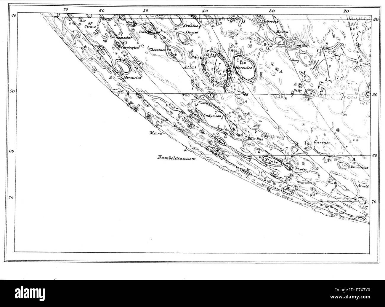 English: Neison 1876, map sheet 5 . 1876 284 Neison-05 Stock Photo - Alamy