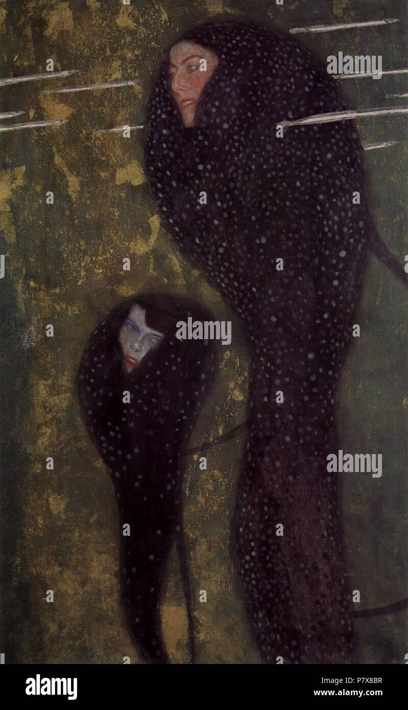 . German: Die Sirenen 1889 178 Gustav Klimt 027 Stock Photo - Alamy