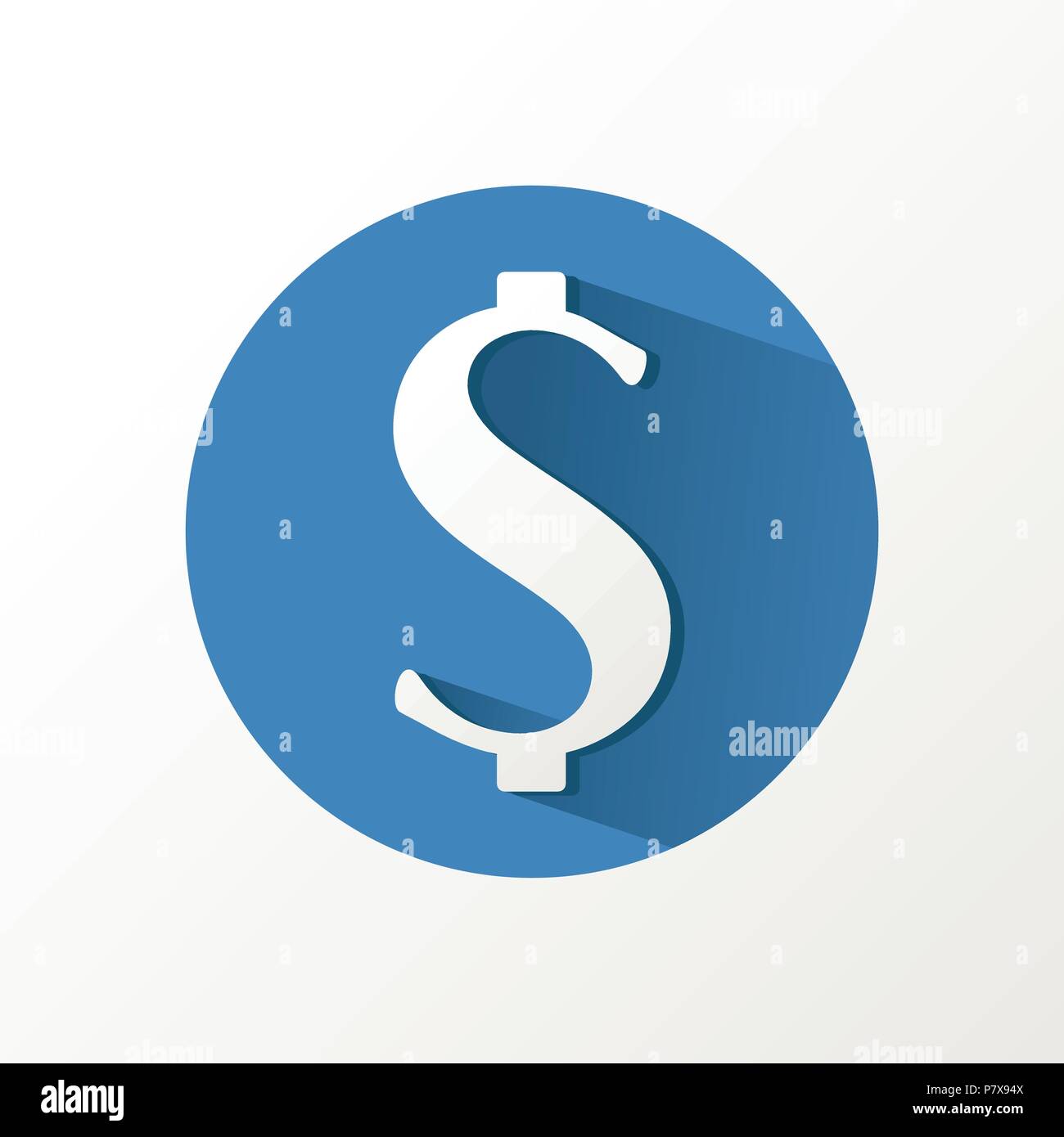 dollar sign flat Stock Vector Image & Art - Alamy