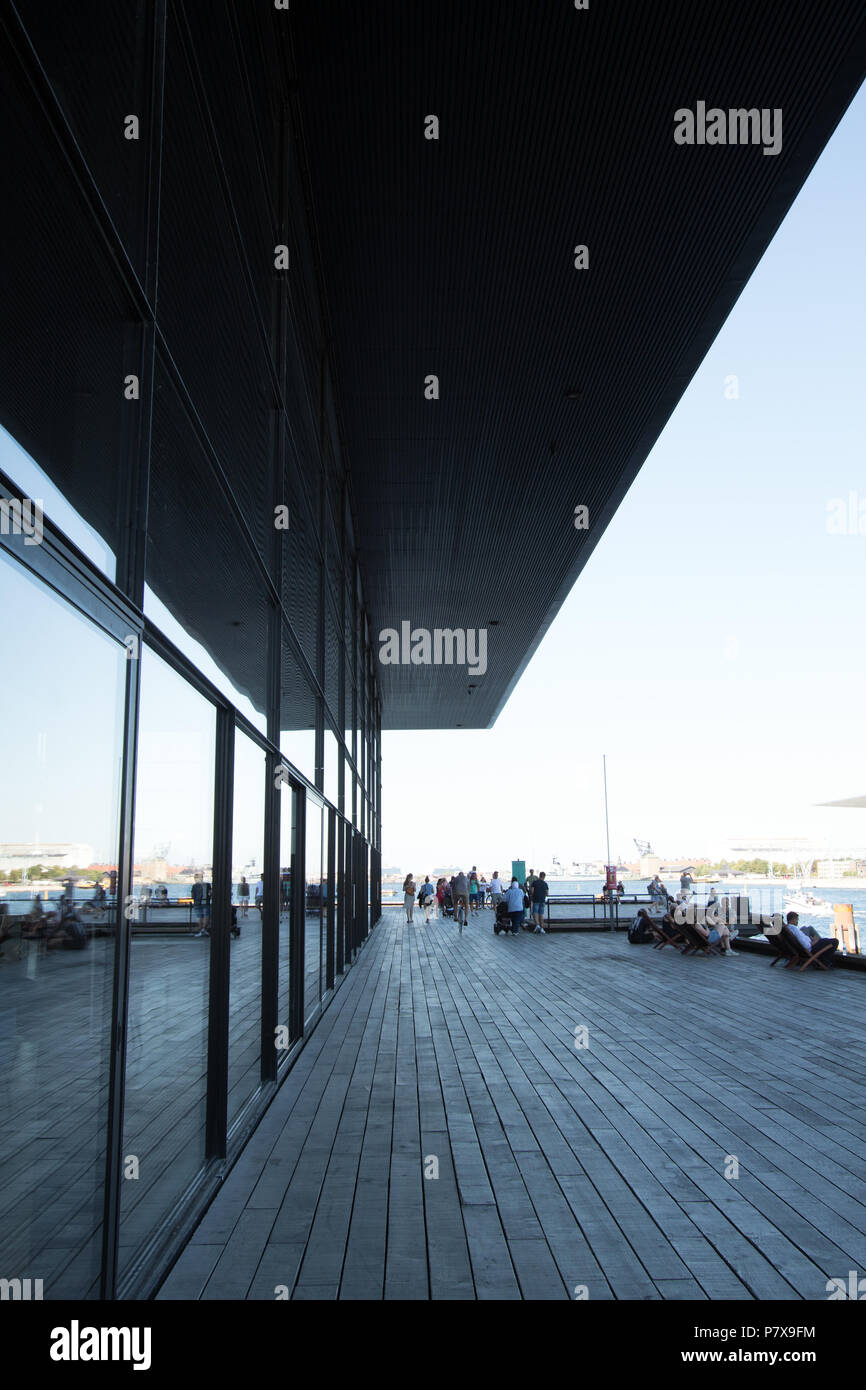 The Black Diamond - the Royal Danish Library - Copenhagen Denmark Stock ...