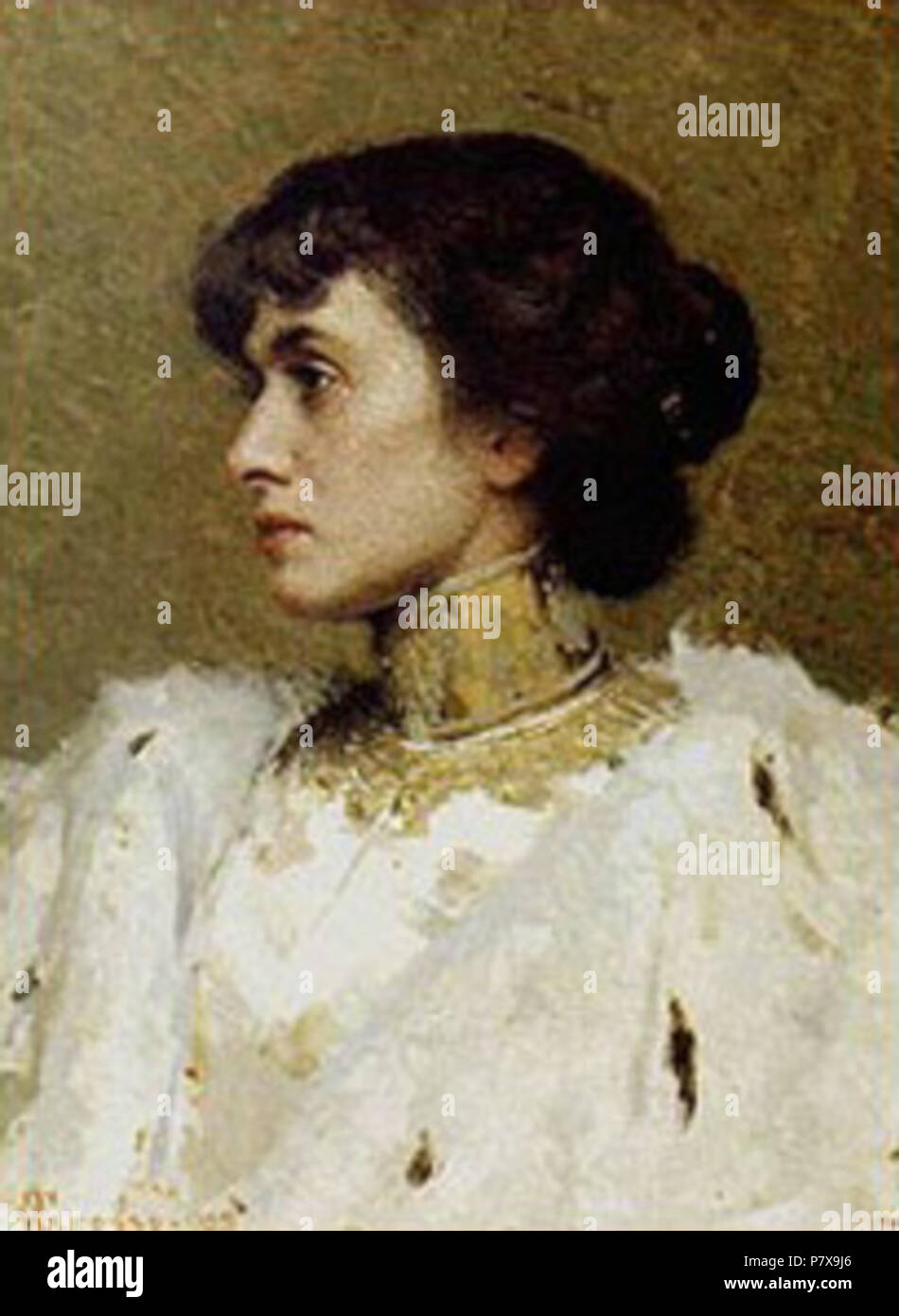 Italian: Signora in ermellino . circa 1900 176 Grosso signora-in ...