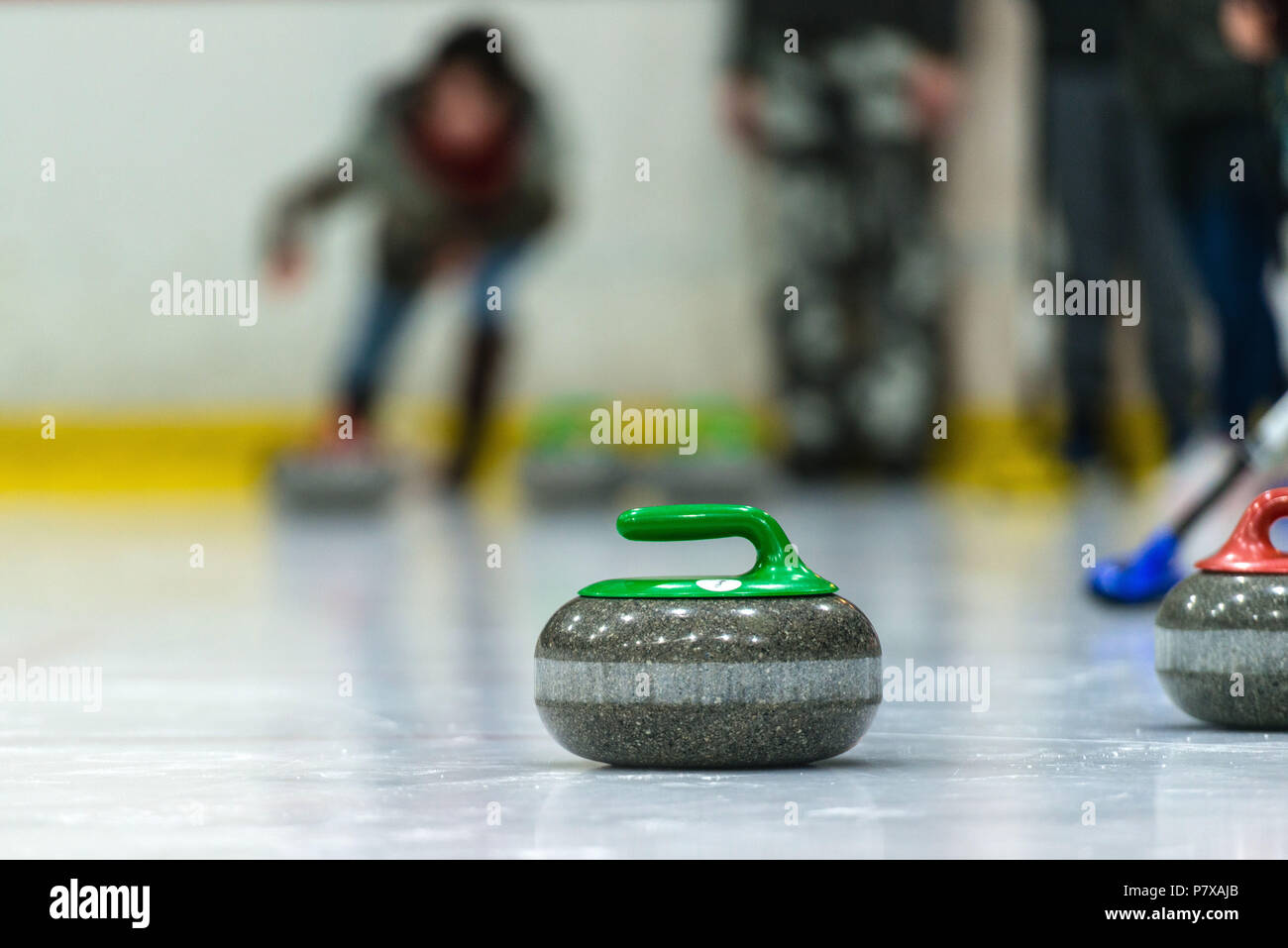 Curling stones rock hi-res stock photography and images - Alamy