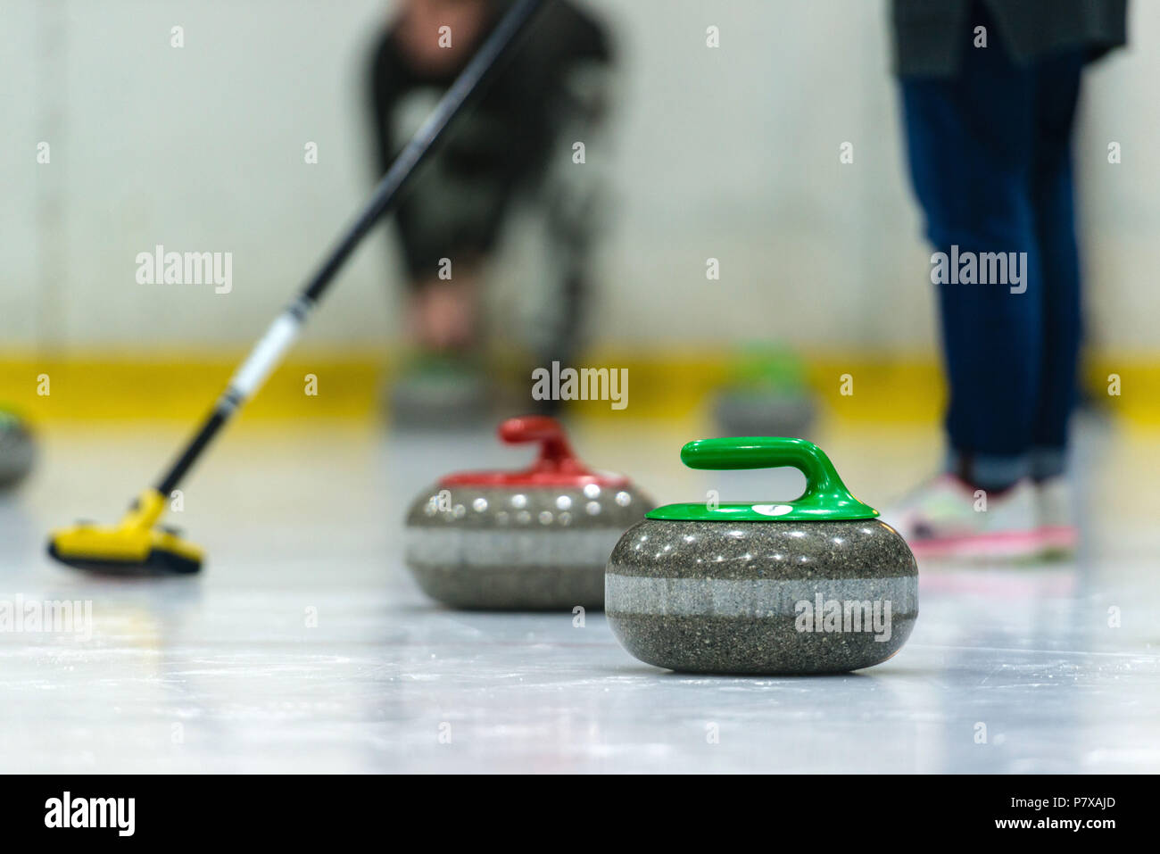 Curling rink closeup hi-res stock photography and images - Alamy