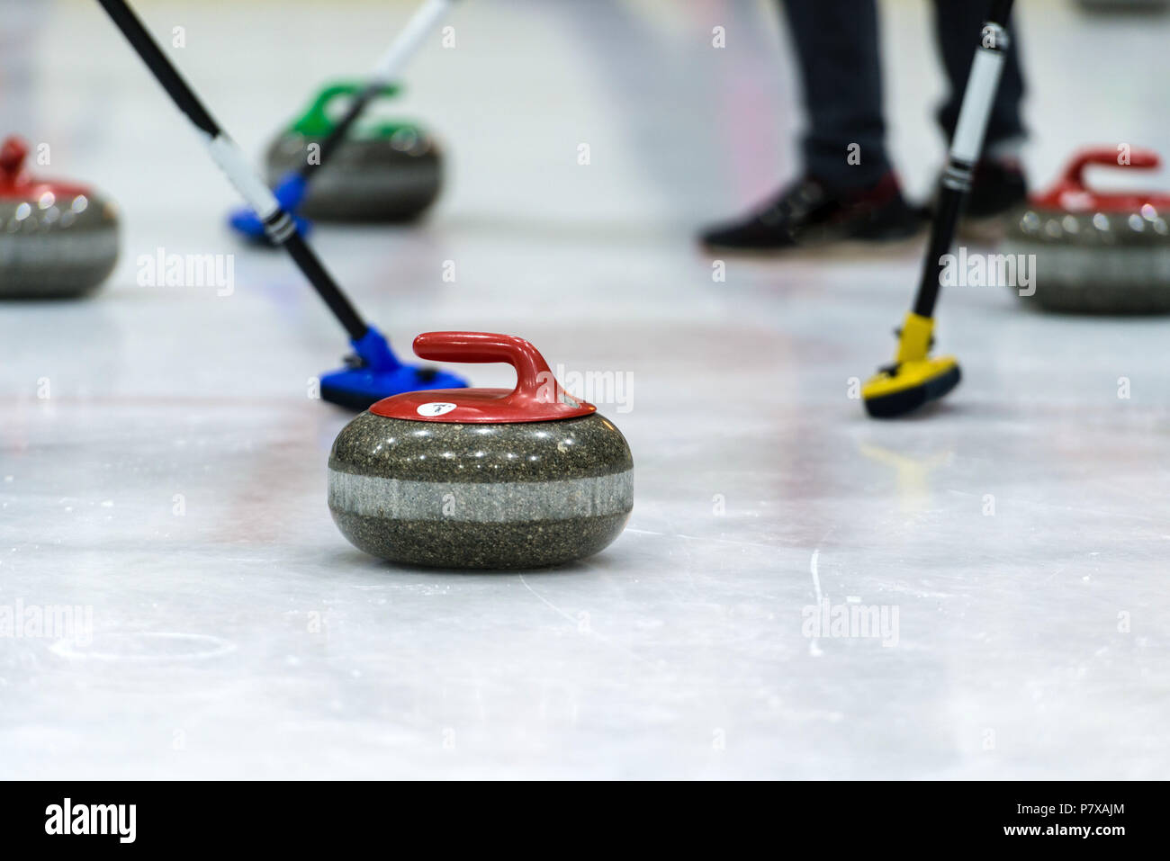 Curling rink closeup hi-res stock photography and images - Alamy