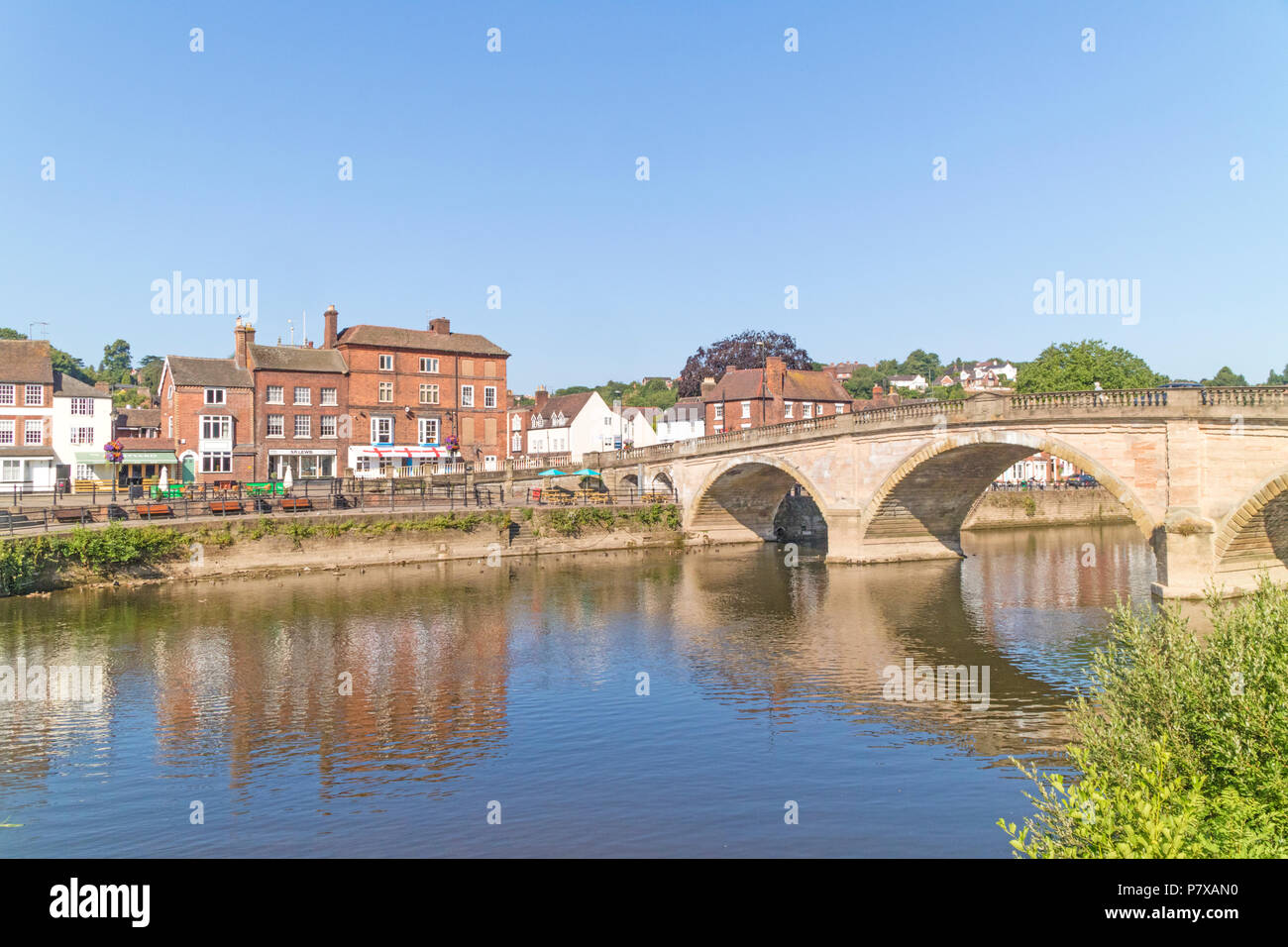 Bewdley River Severn Worcestershire England High Resolution Stock ...